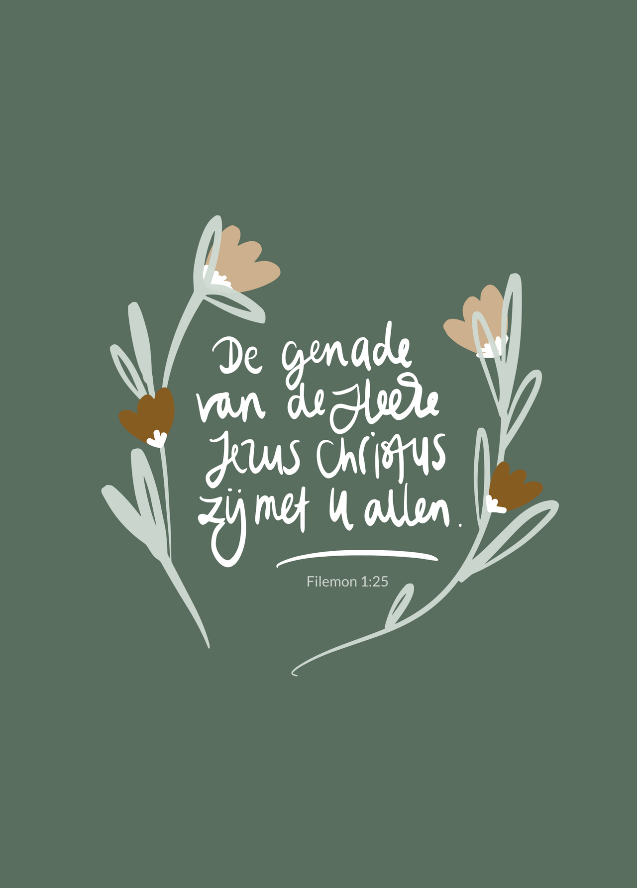 Kaart - De Vrede Van God Zij met Jou - Kaarten - DagelijkseBroodkruimels