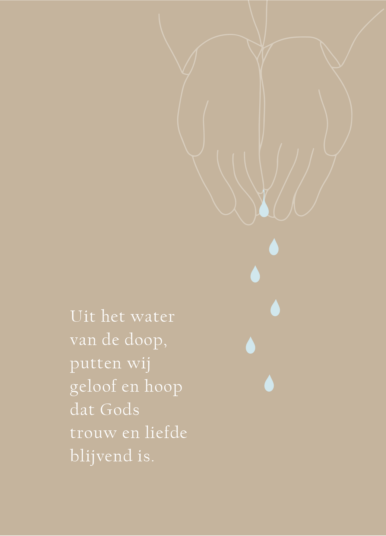 Doop met water - DagelijkseBroodkruimels