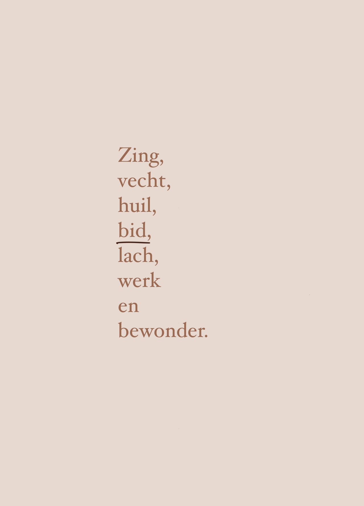 Minikaart - Leef met Volle Teugen - Kaarten - DagelijkseBroodkruimels