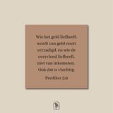 Prediker 5:9 - Bijbelteksten - DagelijkseBroodkruimels