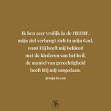 Jesaja 61:10 - Bijbelteksten - DagelijkseBroodkruimels