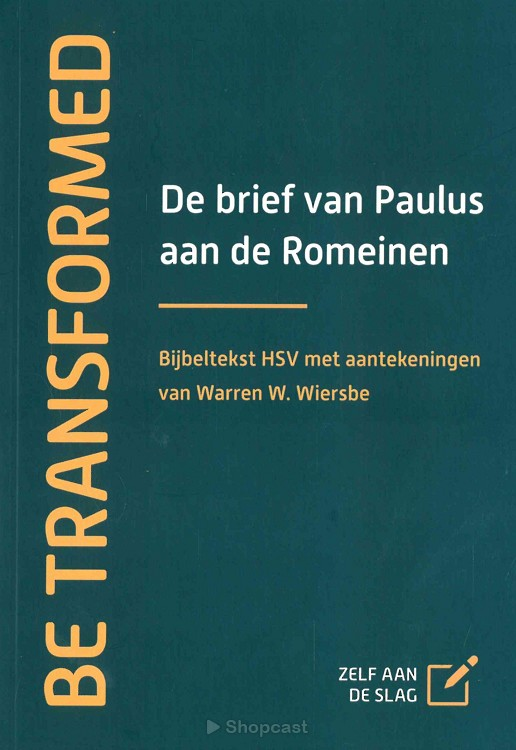 Be Transformed - de Brief van Paulus aan de Romeinen - Boeken ...
