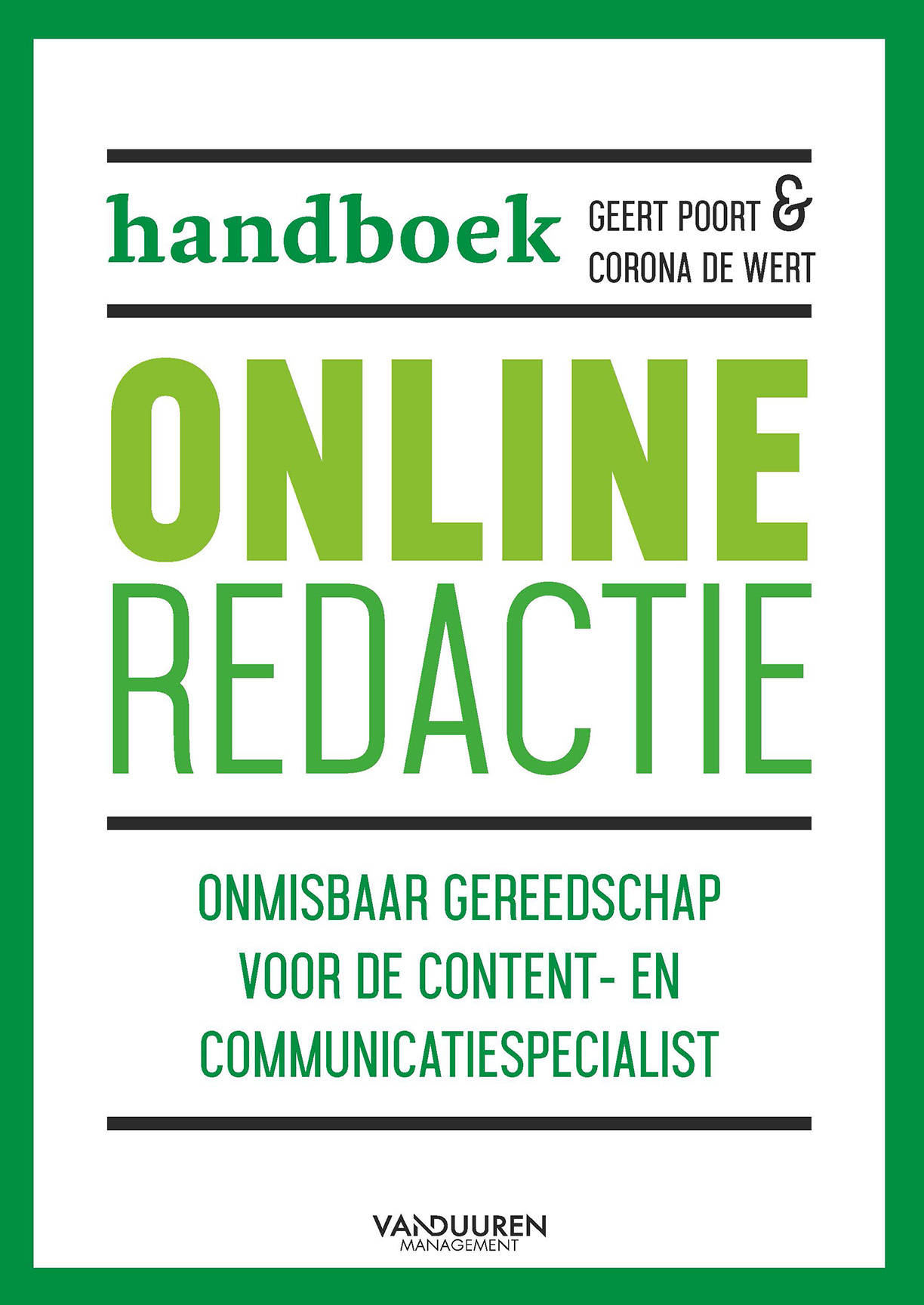 Handboek Online Redactie - Corona van der Wert, Geert Poort - Boeken ...