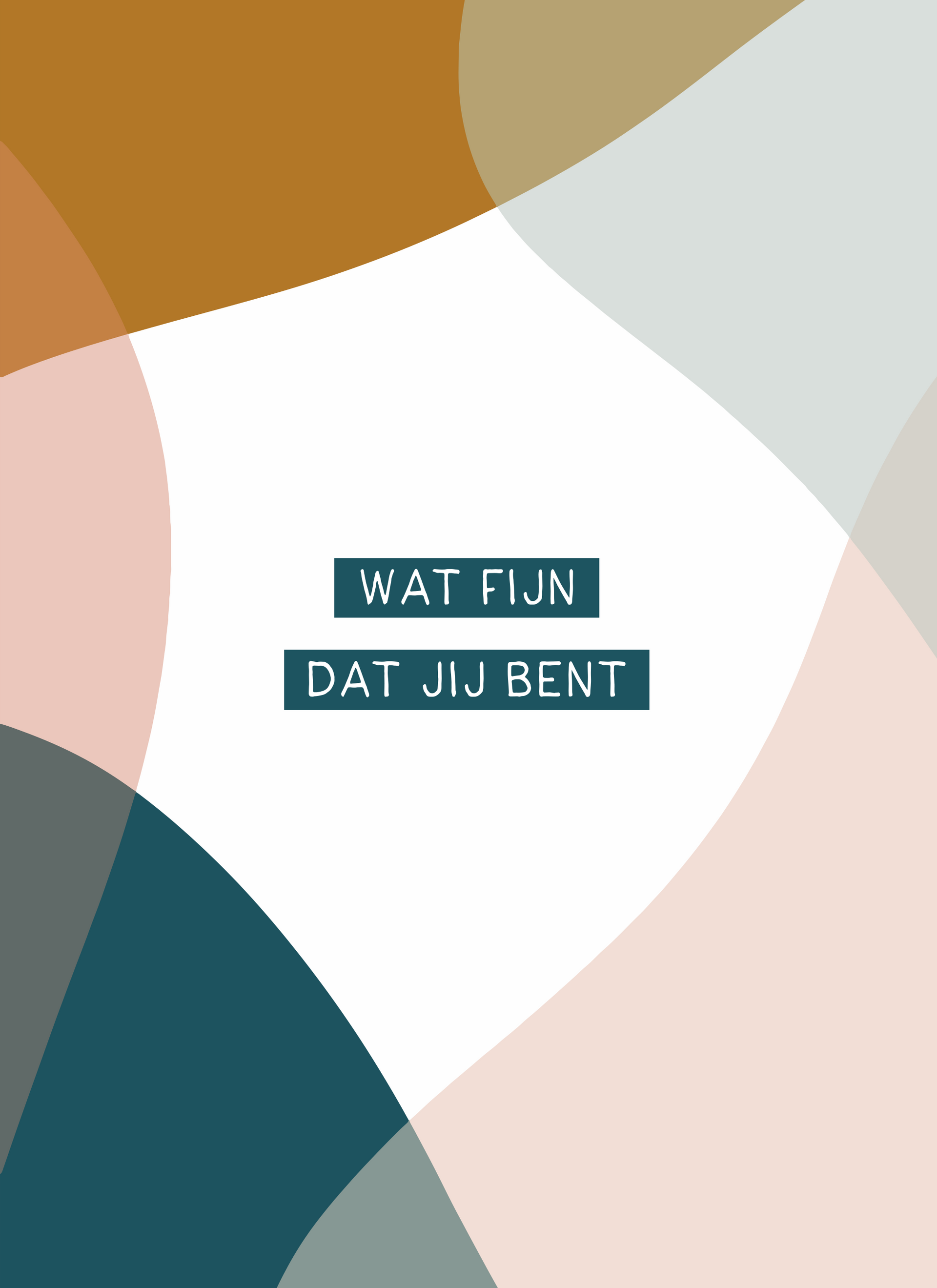 Kaart - Wat Fijn dat Jij Bent - Kaarten - DagelijkseBroodkruimels