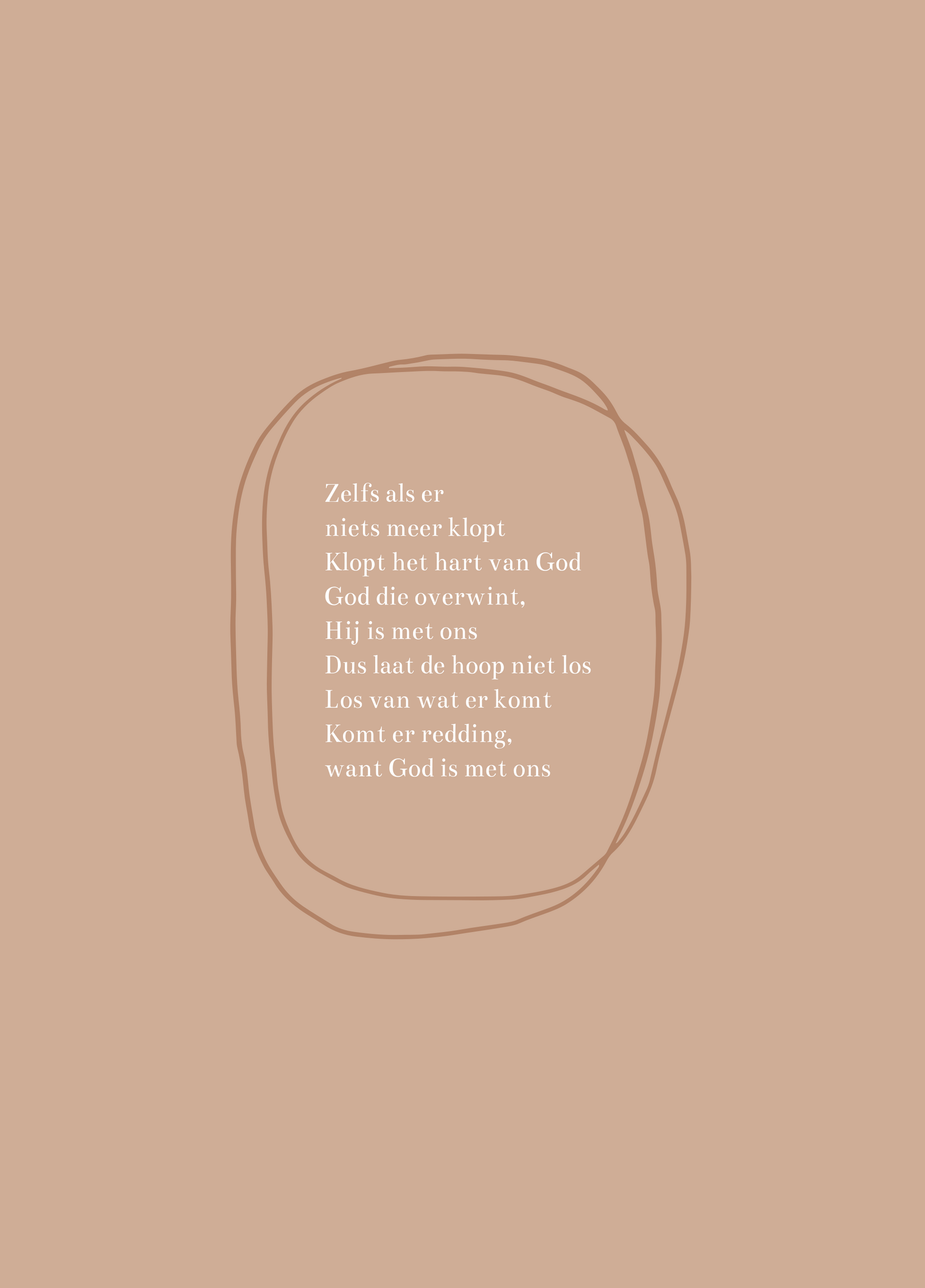 Kaart - Zelfs als Er Niets Meer Klopt Klopt het Hart van God - Kaarten ...
