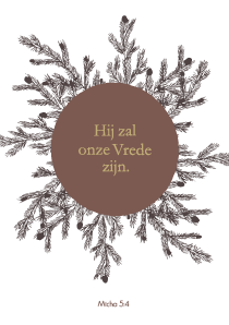 Kerstkaart - Licht, Liefde, Hoop en Vrede Wens Ik Je Toe - Goudfolie ...