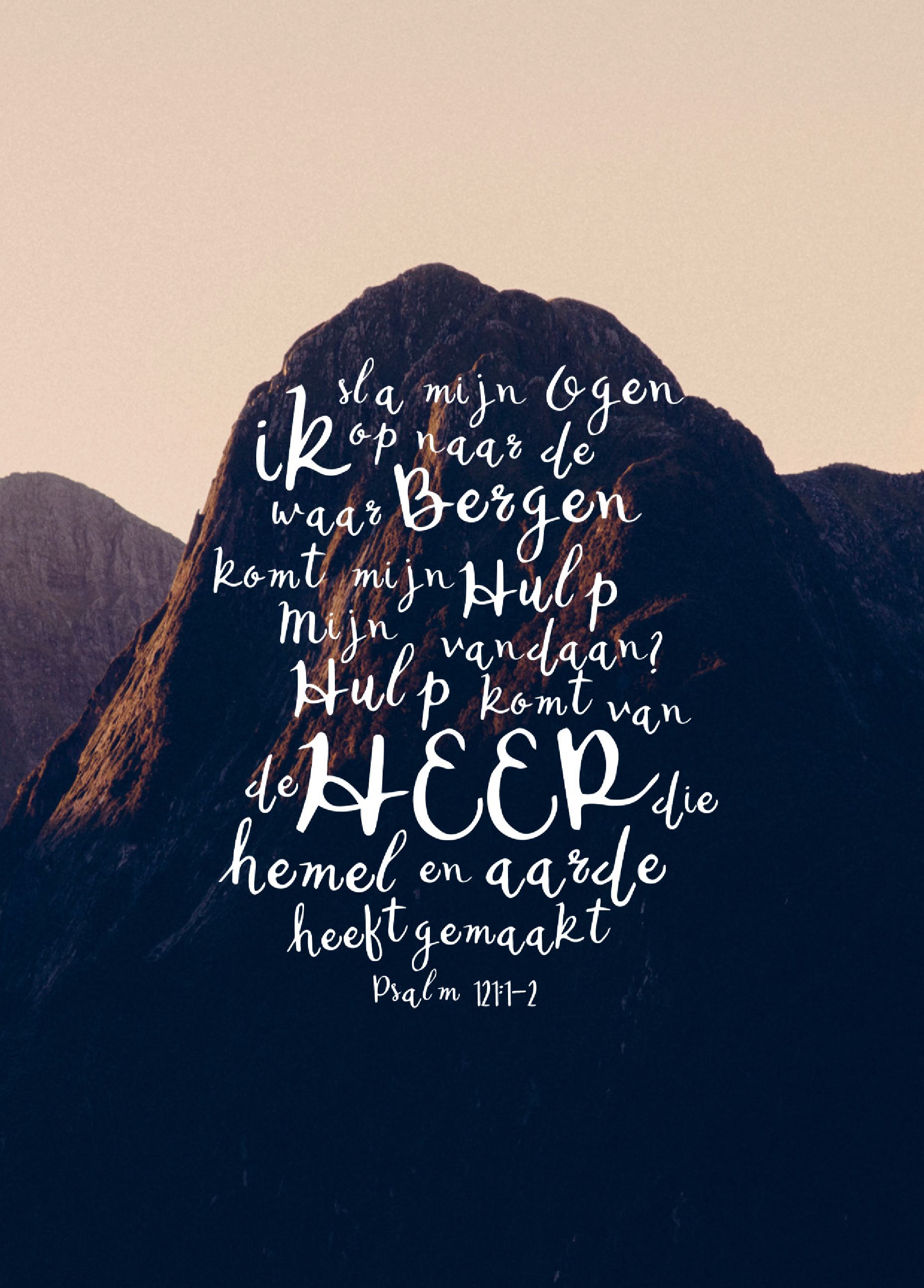 Kaart - Psalm 42:5 - Maar De HEER Zal Uitkomst Geven - Kaarten - DagelijkseBroodkruimels