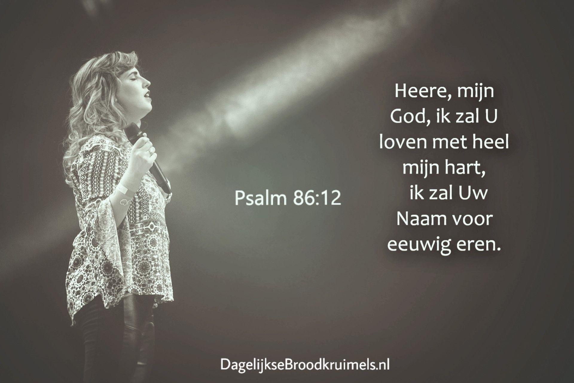 Psalm 86 - Herziene Statenvertaling - DagelijkseBroodkruimels