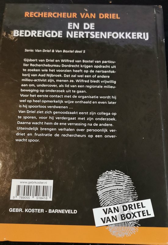 Rechercheur van Driel en de Bedreigde Nertsenfokkerij Rechercheur van ...