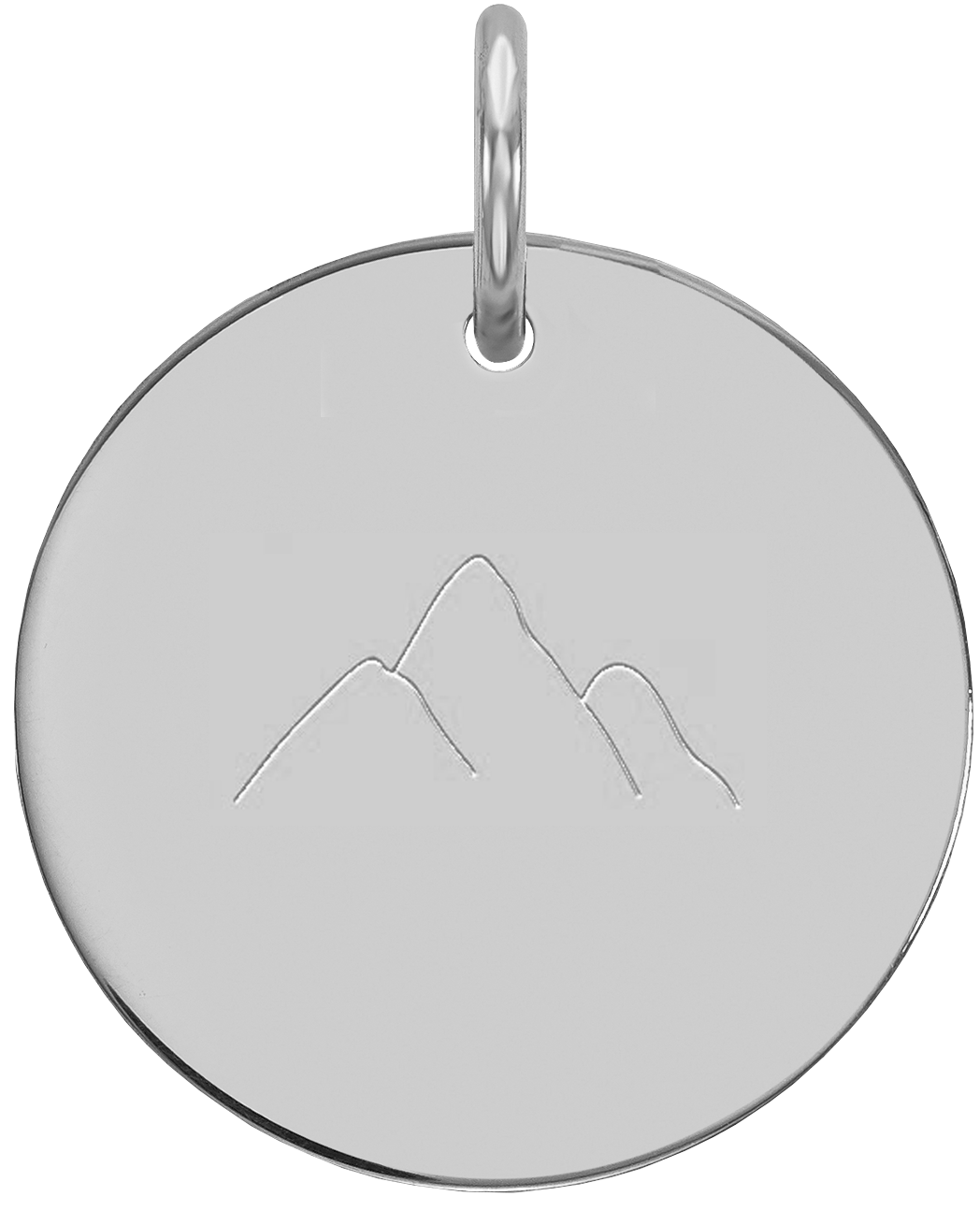 Zilveren Hanger - Bergen - Psalm 121:1 - Ø 15 mm - Kettingen ...