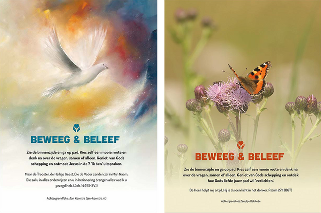 Beweeg en Beleef Kaarten - Set van 2 - Kaarten - DagelijkseBroodkruimels