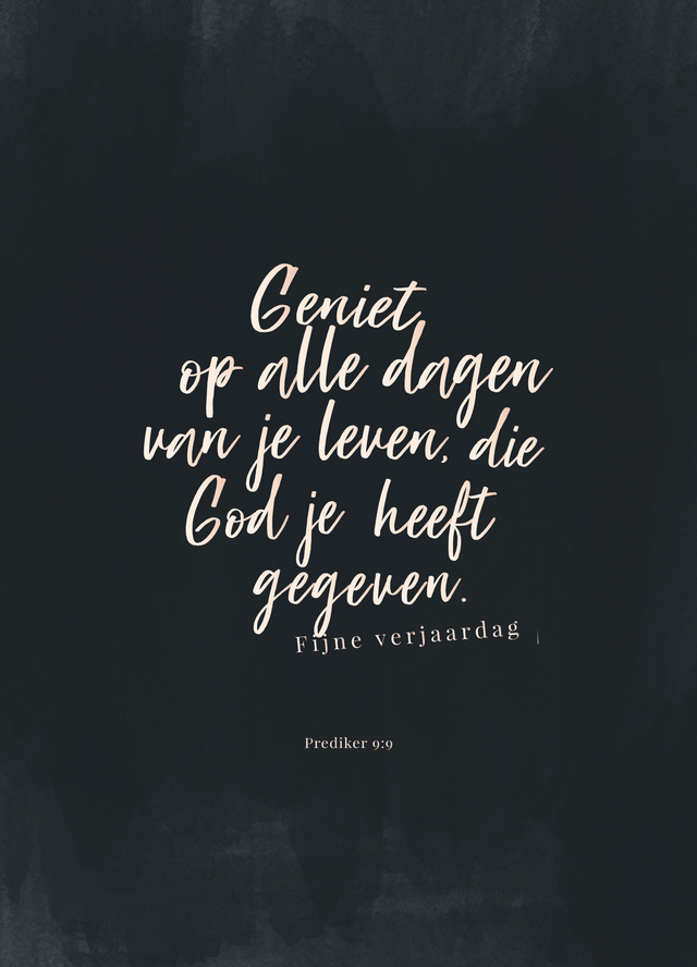 Prediker 9:9 - Herziene Statenvertaling - DagelijkseBroodkruimels